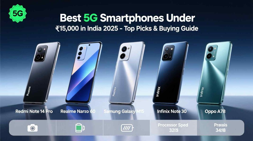 Best 5G Smartphones Under ₹15,000 in India 2025 – Top Picks & Buying ...